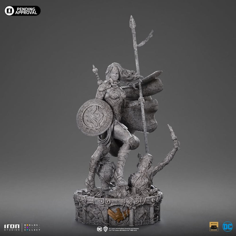 Wonder Woman Unleashed Marble Variant - DC Comics - Art Scale 1/10 - I ...