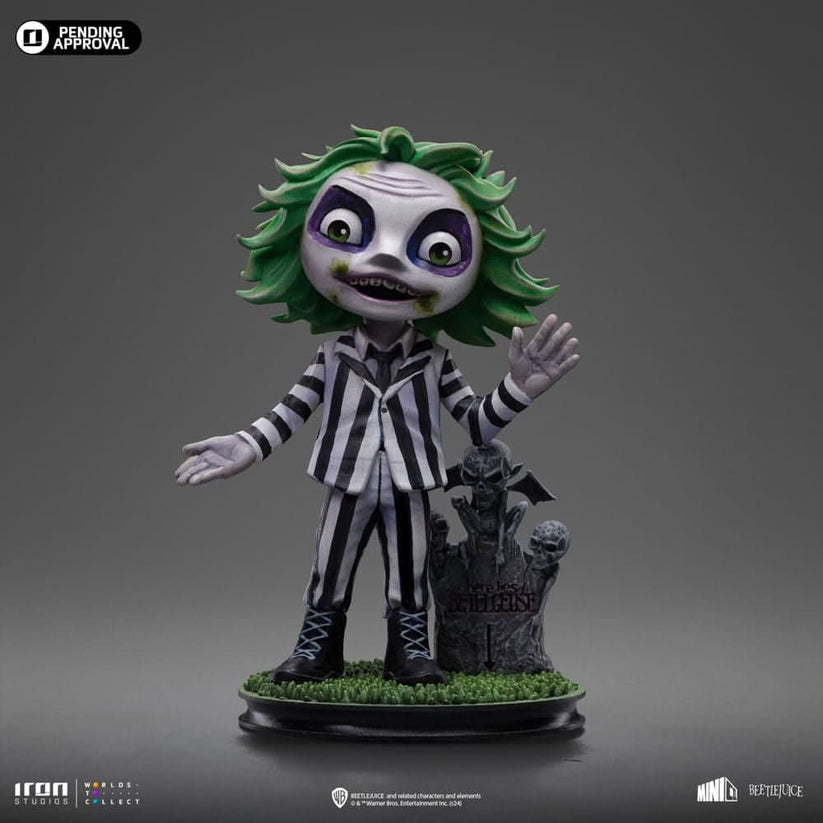 Statue Beetlejuice - Beetlejuice Beetlejuice - MiniCo - Iron Studios ...