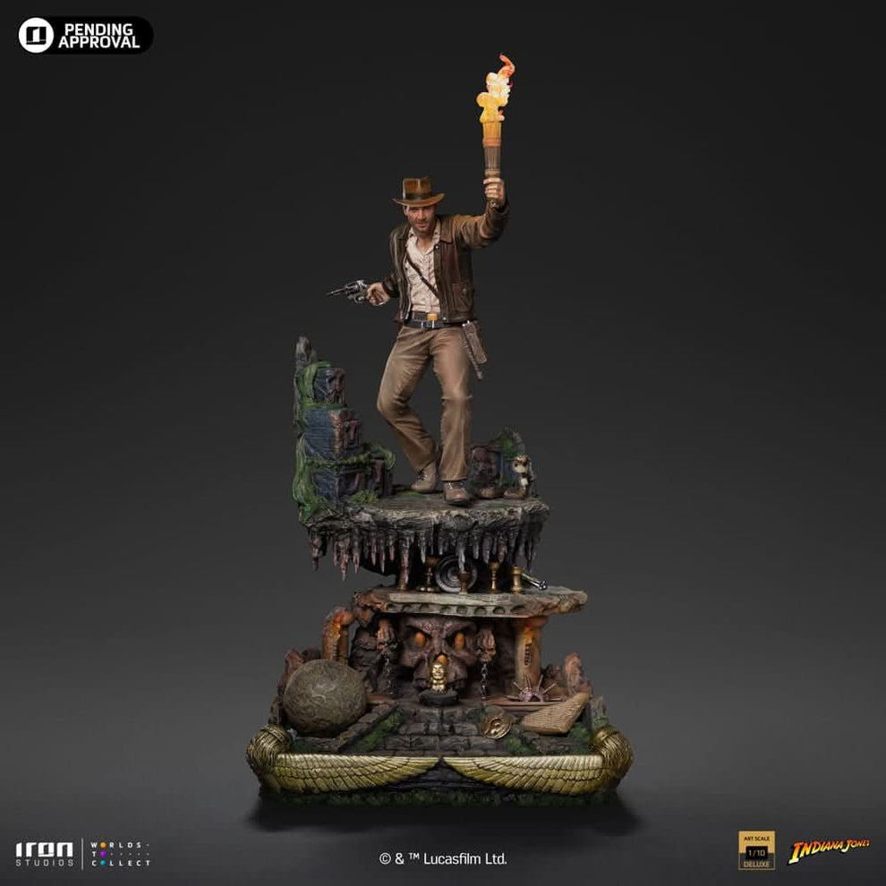 Indiana Jones Deluxe - Indiana Jones - Art Scale 1/10 - Iron Studios ...