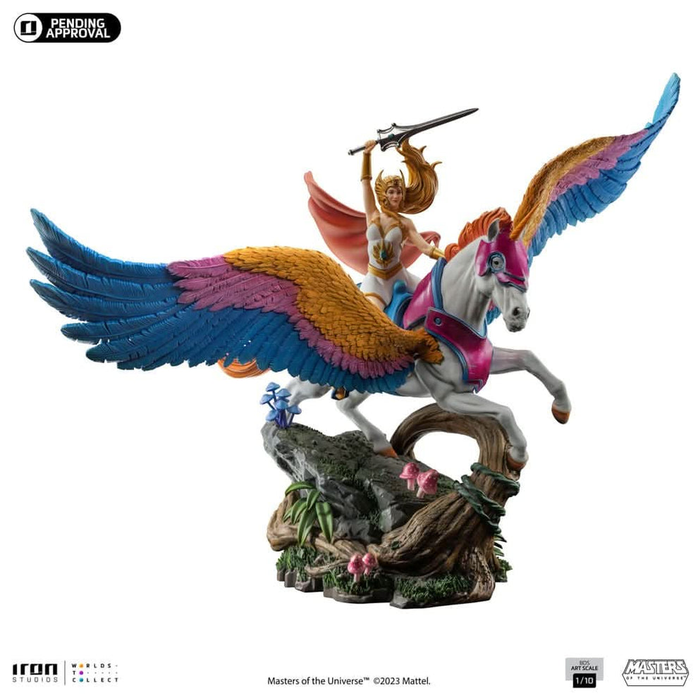 Statue She-Ra and Swift Wind - Masters of the Universe - Art Scale 1/1 ...