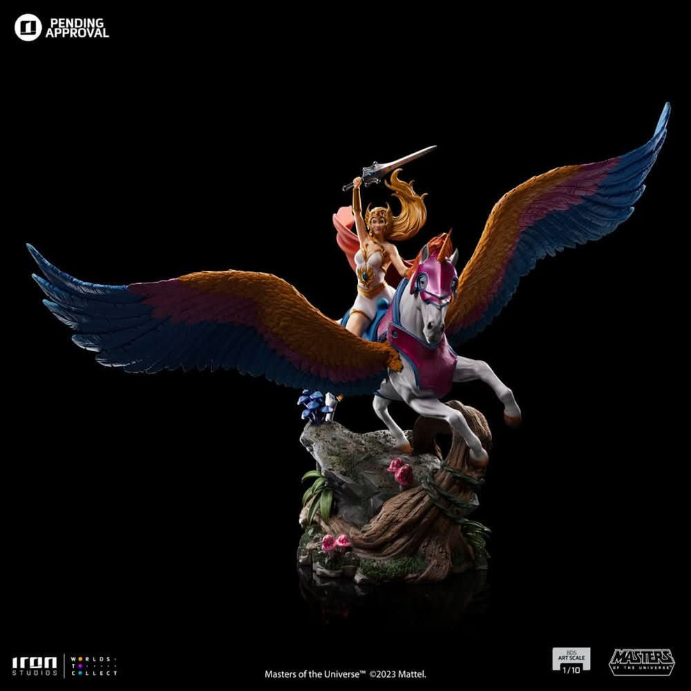 Statue She-Ra and Swift Wind - Masters of the Universe - Art Scale 1/1 ...
